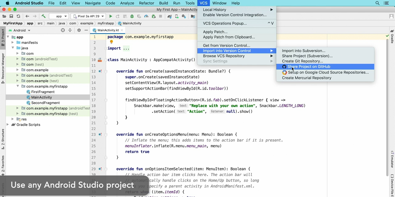 How to Share Your Android Project on Github